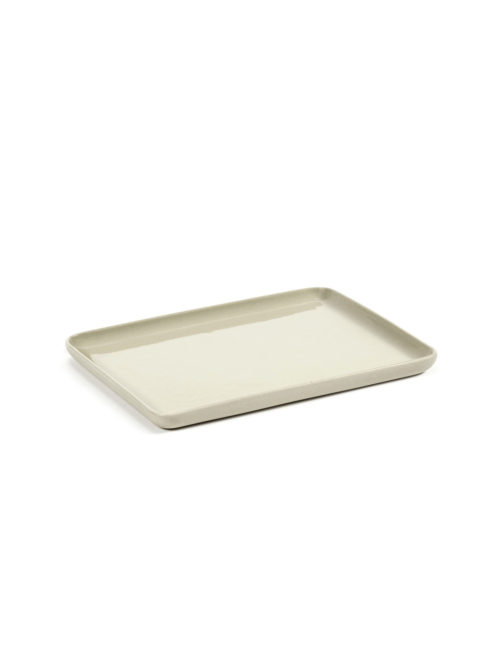 Beige rectangular tray - Bertrand Lejoly